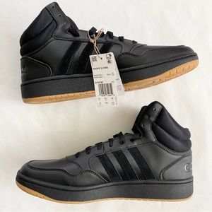 adidas | Shoes | Mens Adidas Hoops 3 Mid Hightop Sneaker In Black Nwt ...